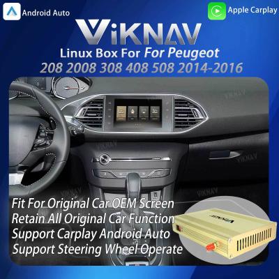 중국 Peugeot 208 2008 308 408 508 2014-2016용 Viknav Linux 인터페이스 박스 판매용