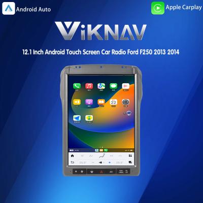 China Viknav 12.1 pulgadas Android pantalla táctil Radio de automóvil Ford F250 2013 2014 Carplay Auto Estéreo Reproductor de video de la unidad de cabeza del mercado de repuestos en venta
