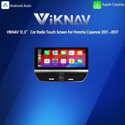 China VIKNAV 12.3” Car Radio Touch Screen For Porsche Cayenne 2011 -2017 Head Unit for sale