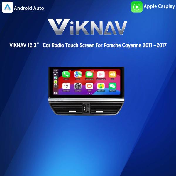 Quality VIKNAV 12.3” Car Radio Touch Screen For Porsche Cayenne 2011 -2017 Head Unit for sale