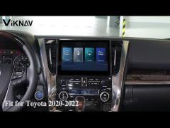 Viknav Linux System For Toyota Alphard 2020-2022 ワイヤレス アップルカープレイ Android オート オリジナルカー画面のみサポート