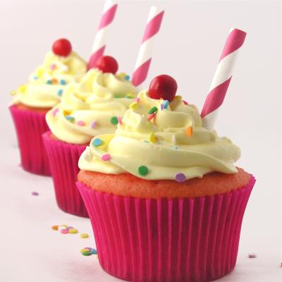China cupcake paper straws decoration for sale