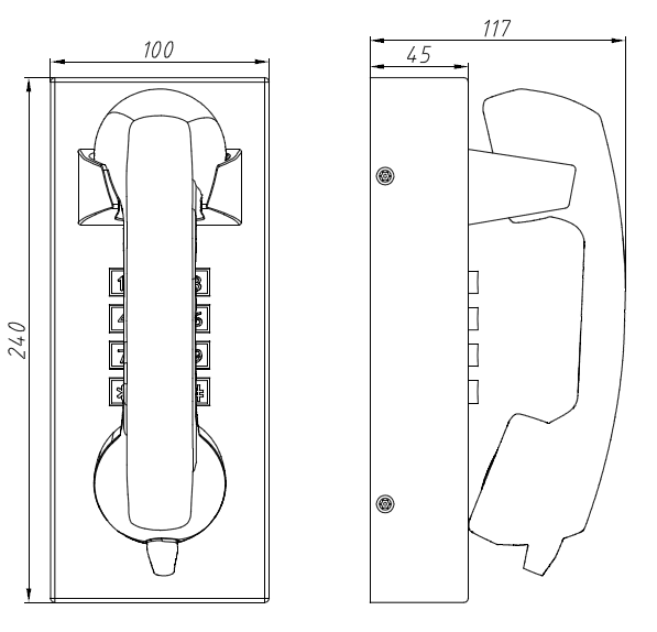 Heavy Duty, Vandal Resistant Metal Telephones
