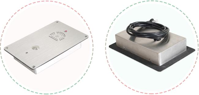 Anti Vandal IP66 1.5W SOS Aluminum alloy SIP Telephone 0