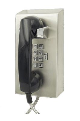 Cina Telefono grigio della prova del vandalo di resistenza della corrosione con il microtelefono del materiale dell'ABS in vendita