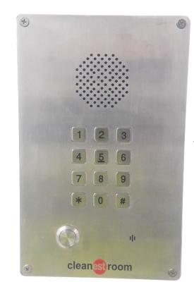 Cina La vampata ha montato il citofono analogico della porta, telefono irregolare della stanza pulita in vendita