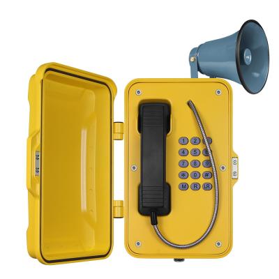 China Wall / Pillar Mounting Industrial SIP Phone With Flashing Lamp And Horn for sale
