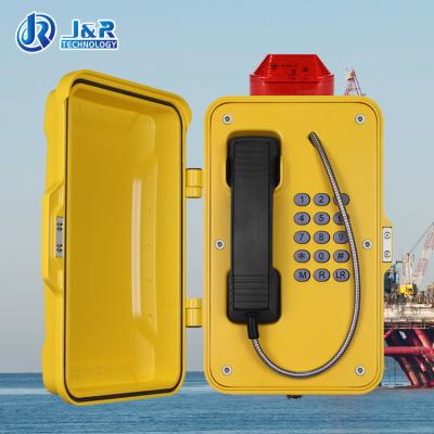 China IP67 weatherproof telephone box / Railways Tunnel Emergency Telephone with LED light for sale