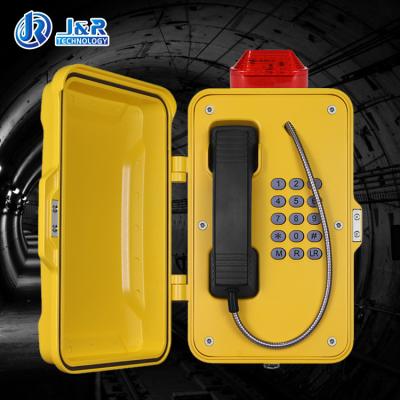 China IP67 weatherproof telephone box / Railways Tunnel Emergency Telephone with LED light for sale