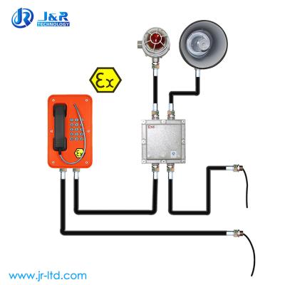 Telefono SIP di trasmissione per aree pericolose / Telefono industriale resistente alle intemperie