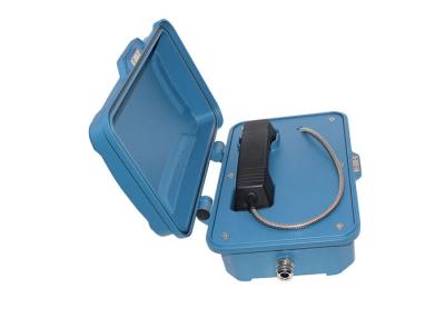 중국 블루 컬러 야외 기상 방지 전화기 80 - 95db 울림 부피 철도용 판매용