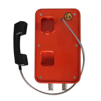 China Wall Mounting Industrial Weatherproof Telephone IP67 With Intrinsic Safety Type for sale