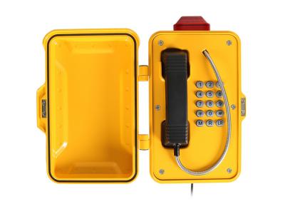 중국 산업용 방수 비상 전화기, 비상 호출 박스 IP66-IP67 (조명 포함) 판매용
