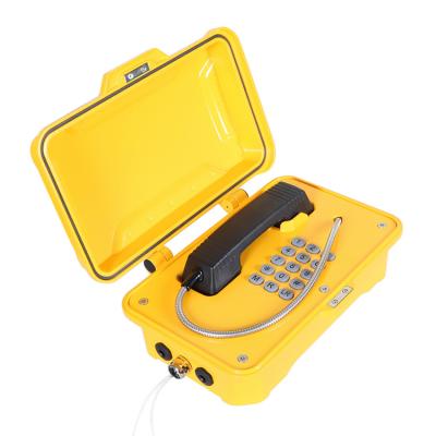 China SIP VoIP Analog Industrial Weatherproof Telephone IP65-IP67 With Full Keypad for sale