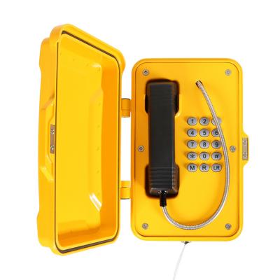 SIP VoIP Analoog Industrieel Weervast Telefoon IP65-IP67 Met Volledig Toetsenbord