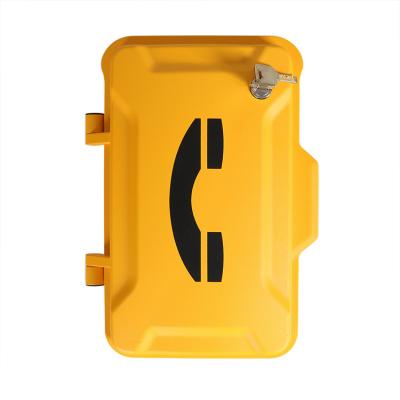 중국 고무 키보드 SIP2.0 군사 비상 전화 90db 커버 잠금 판매용