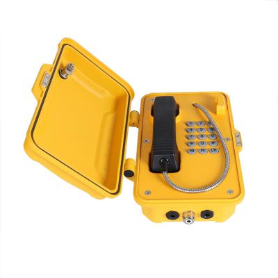 중국 고무 키보드 SIP2.0 군사 비상 전화 90db 커버 잠금 판매용