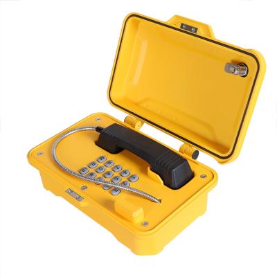 중국 고무 키보드 SIP2.0 군사 비상 전화 90db 커버 잠금 판매용