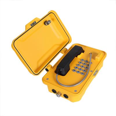 중국 고무 키보드 SIP2.0 군사 비상 전화 90db 커버 잠금 판매용