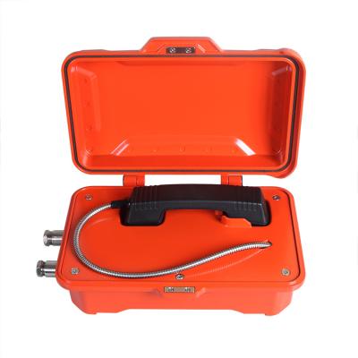China 10W 85dbA IP67 SS cord Fire Fighter Telephone With Lights for sale