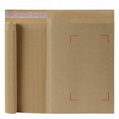 China Geaffundeerde Kraft Bruin Papier Mailers Bubbelverpakking Versnelling Te koop