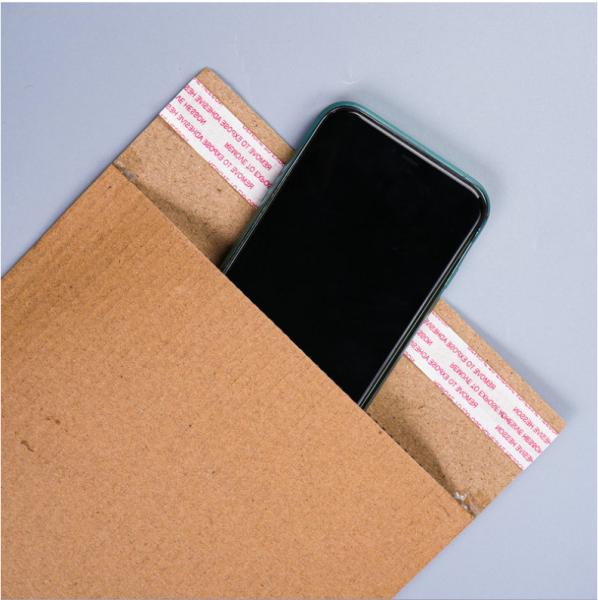 Envases de cartón corrugado ODM Envases de Kraft Mailers reciclados