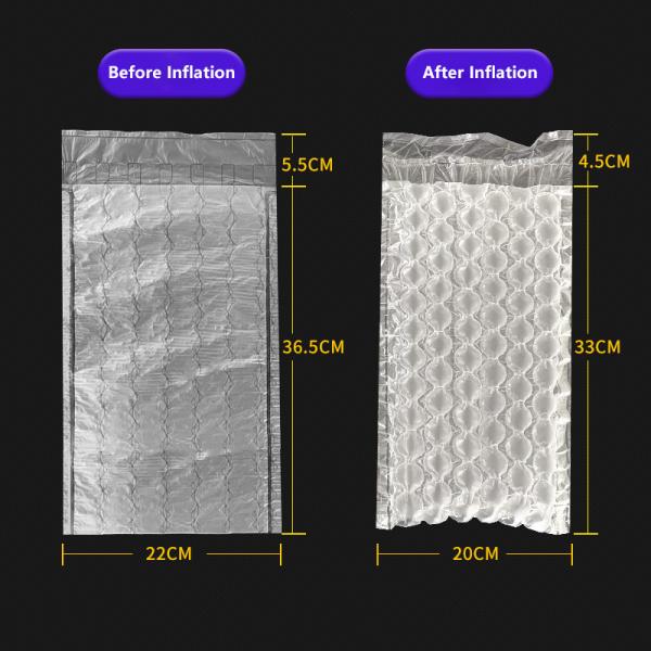 Quality OEM Air Inflatable Bubble Bags Cushioning Wrap For Packing for sale