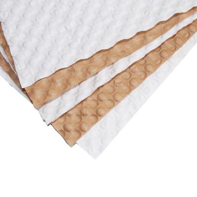 China 100% Recycled Bubble Wrap Wrapping Paper Sheet Eco Packaging for sale