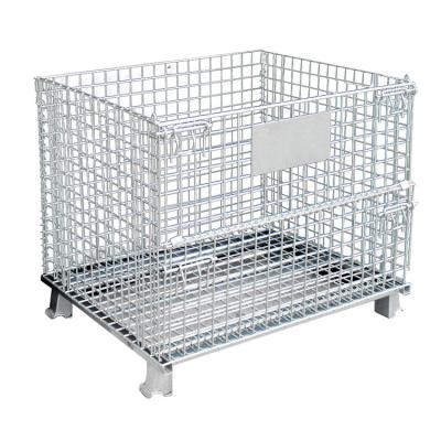 China everlasting hot dip galvanzed wire mesh pallet cage for sale