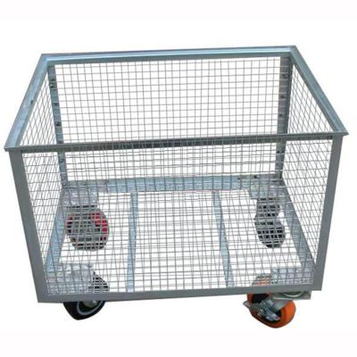 China galvanized metal wire mesh animal storage cager container for sale