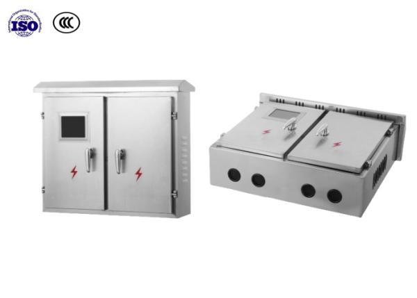 Quality Waterproof Industrial Electrical Distribution Cabinet Wall Mounted Key Lock 2 Doors for sale