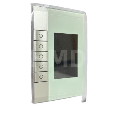 China Schneider ULTI Enhanced Dynamic Display Control Panel 5085EDLB-OM Crystal Glass Smart Touch for sale