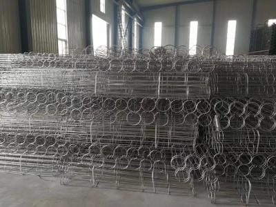 China Round Shape Industrial Filter Bag Cage , Dust Collector Cage With Venturi Tube for sale