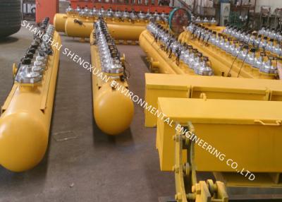 China Yellow Cast Steel Air Reservoir For Industrial Dust Collector Bag Filter Housing for sale