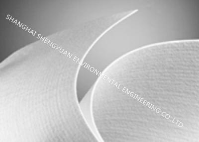 China Anti - Flame Polyester Filter Fabric 220cm Width With High Dust Collecting Efficiency for sale