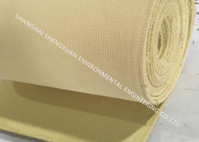China 4 Ply Solid Weave 4.0 Kg / M2 Polyester Air Slide Fabric for sale