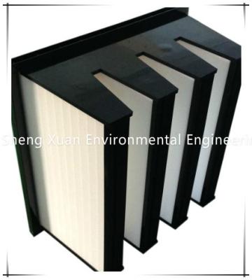 China V Bank HEPA Pleated Air filter for sale
