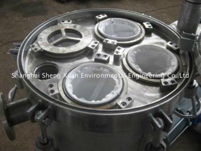 China 200MM Cylinder 20m3/H Fluid Single Bag Filter Housing for sale