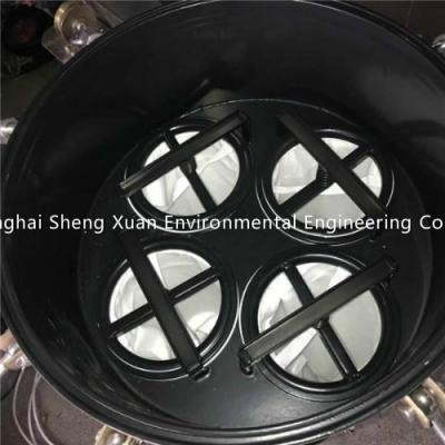 China Stainless Steel 125PSIG 4 Bags Filter Strainer Vessel for sale