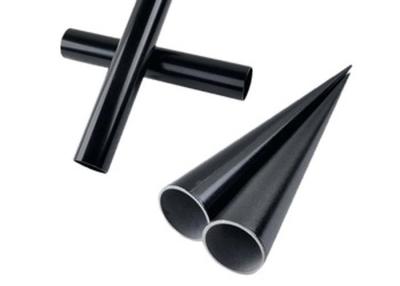 China 1 Inch Custom High Quality Black Anodized Aluminum Tubing 1.2mm Thickness for sale