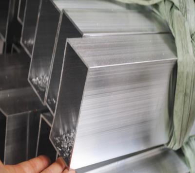 China 100mm x 50mm Aluminum Tubing for Industrial Usage 1.6mm Wall Thickness 6063 T5 for sale
