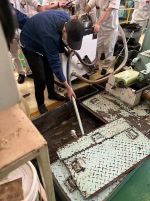 China Customized CNC Coolant Tank Cleaner CNC Coolant Filter System For Slag Cleaning for sale