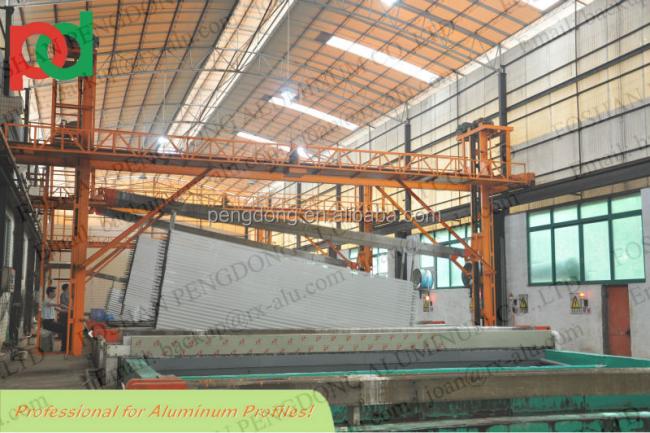 Wood Grain aluminium profile for kitchen cabinet