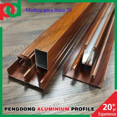 Cina L20 e L25 Profili in alluminio a colori popolari per finestre e porte in vendita
