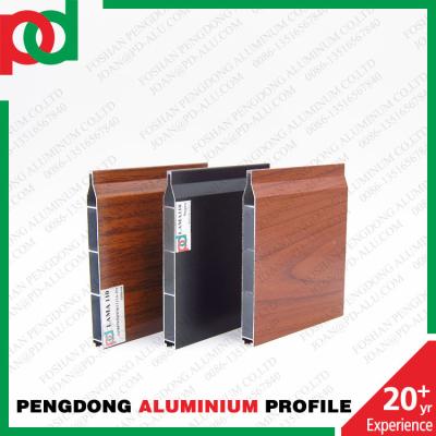 Cina Profili in alluminio per porte in Uruguay Messico Temperature T5 Vari colori di legno in vendita