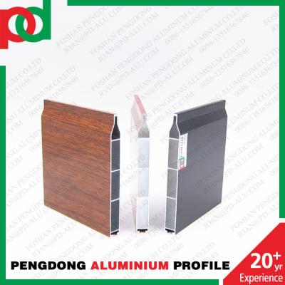 Cina Profili in alluminio per porte in Uruguay Messico Temperature T5 Vari colori di legno in vendita