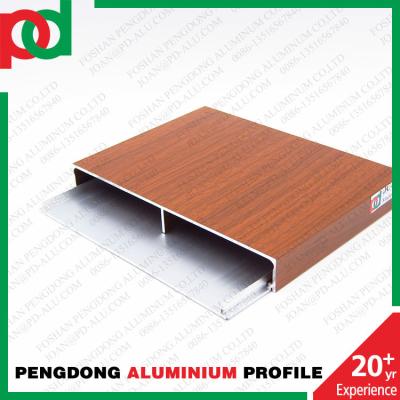 Cina Profili in alluminio per porte in Uruguay Messico Temperature T5 Vari colori di legno in vendita