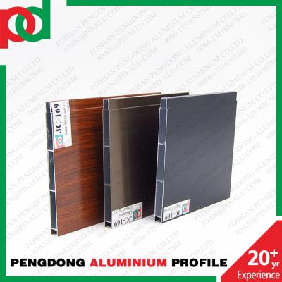 Cina Profili in alluminio per porte in Uruguay Messico Temperature T5 Vari colori di legno in vendita