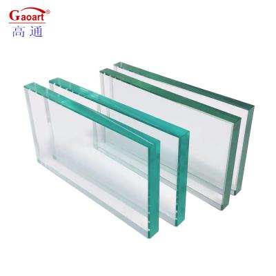 Cina Smooth Glass Texture Thick Transparent Window for Building Unbreakable Tempered Glass in vendita