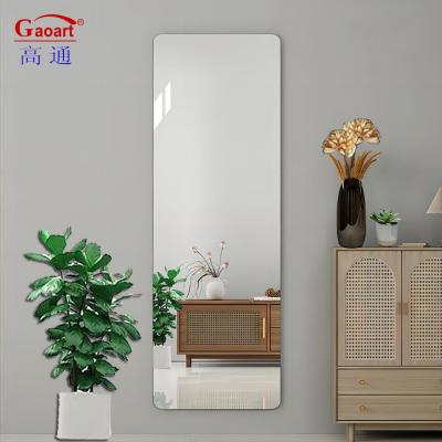 Cina Home Decor Nordic House Standing Silver Mirror Glass Full Length Size for Modern Bathroom in vendita